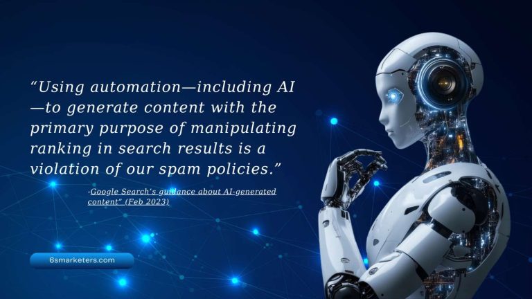Is AI Content Against Google Guidelines? | 6S Marketers